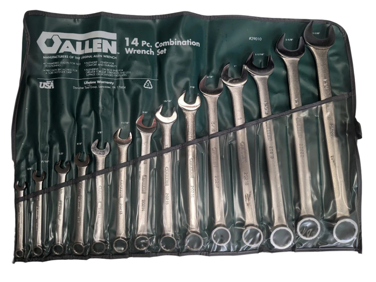 14pc Allen™ Combination Wrench Set – NEWMAN TOOLS SHOPPING CART