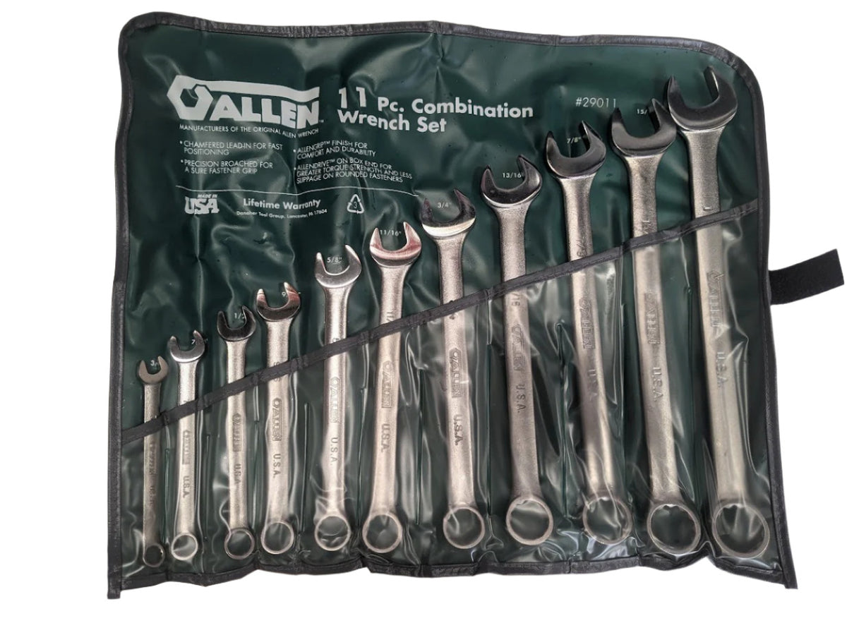 11pc Allen™ Combination Wrench Set – NEWMAN TOOLS SHOPPING CART
