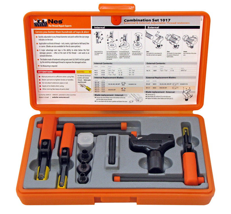 NES1017 Internal & External Rethreading Kit – NEWMAN TOOLS SHOPPING CART