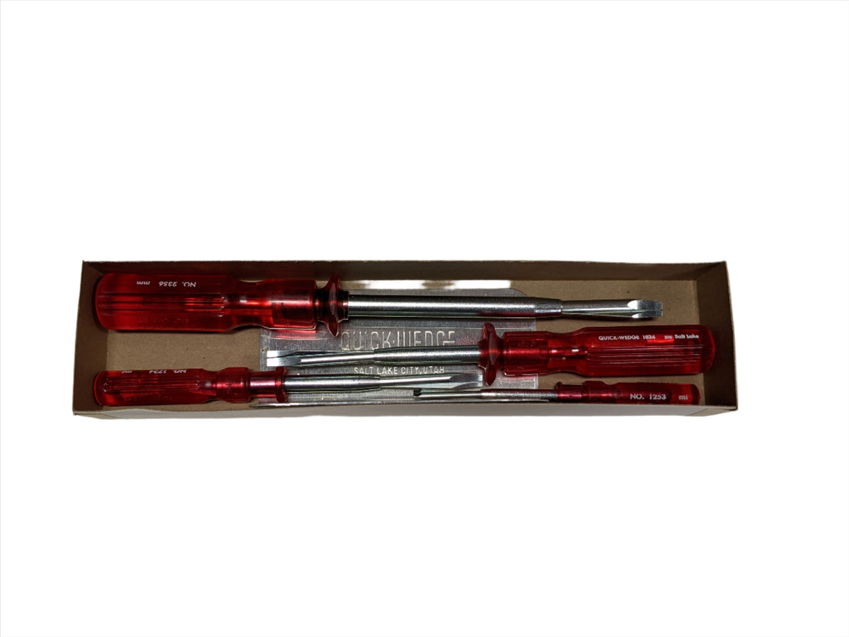 Quick-Wedge Screw-Holding Screwdrivers Gift Set #4 – NEWMAN TOOLS ...