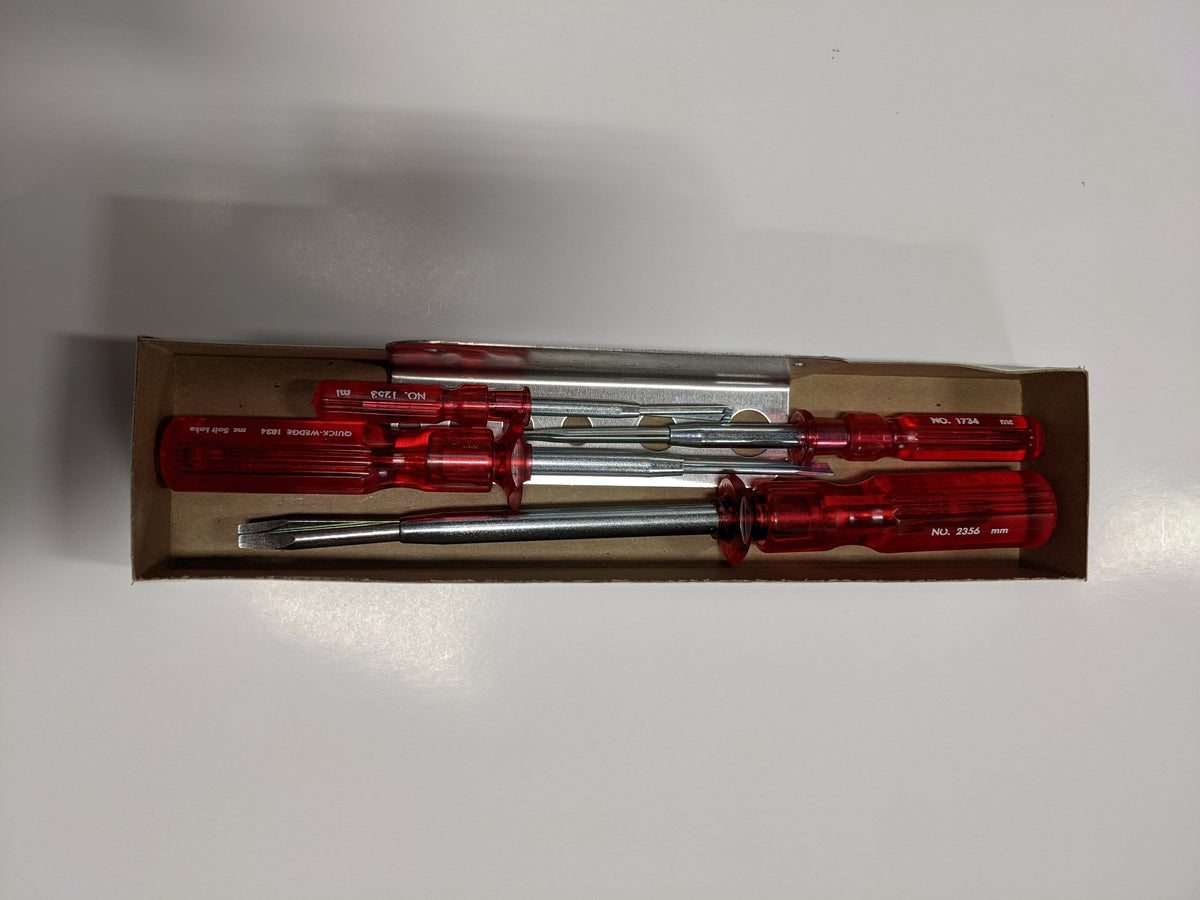 Quick-Wedge Screw-Holding Screwdrivers Gift Set #4 – NEWMAN TOOLS ...